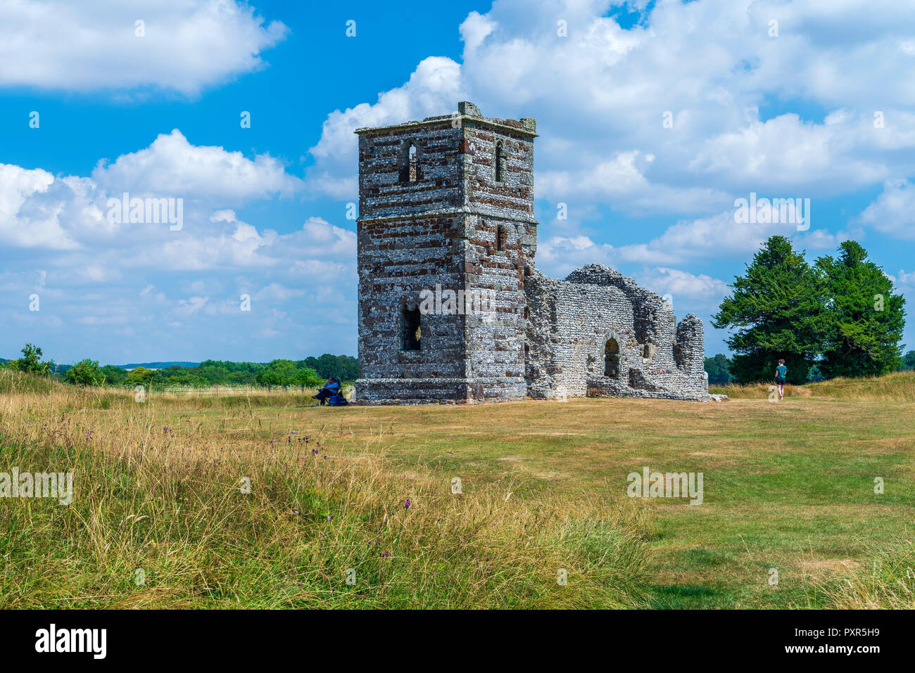 Knowlton Church and Earthworks, Dorset, England, United Kingdom, Europe ...