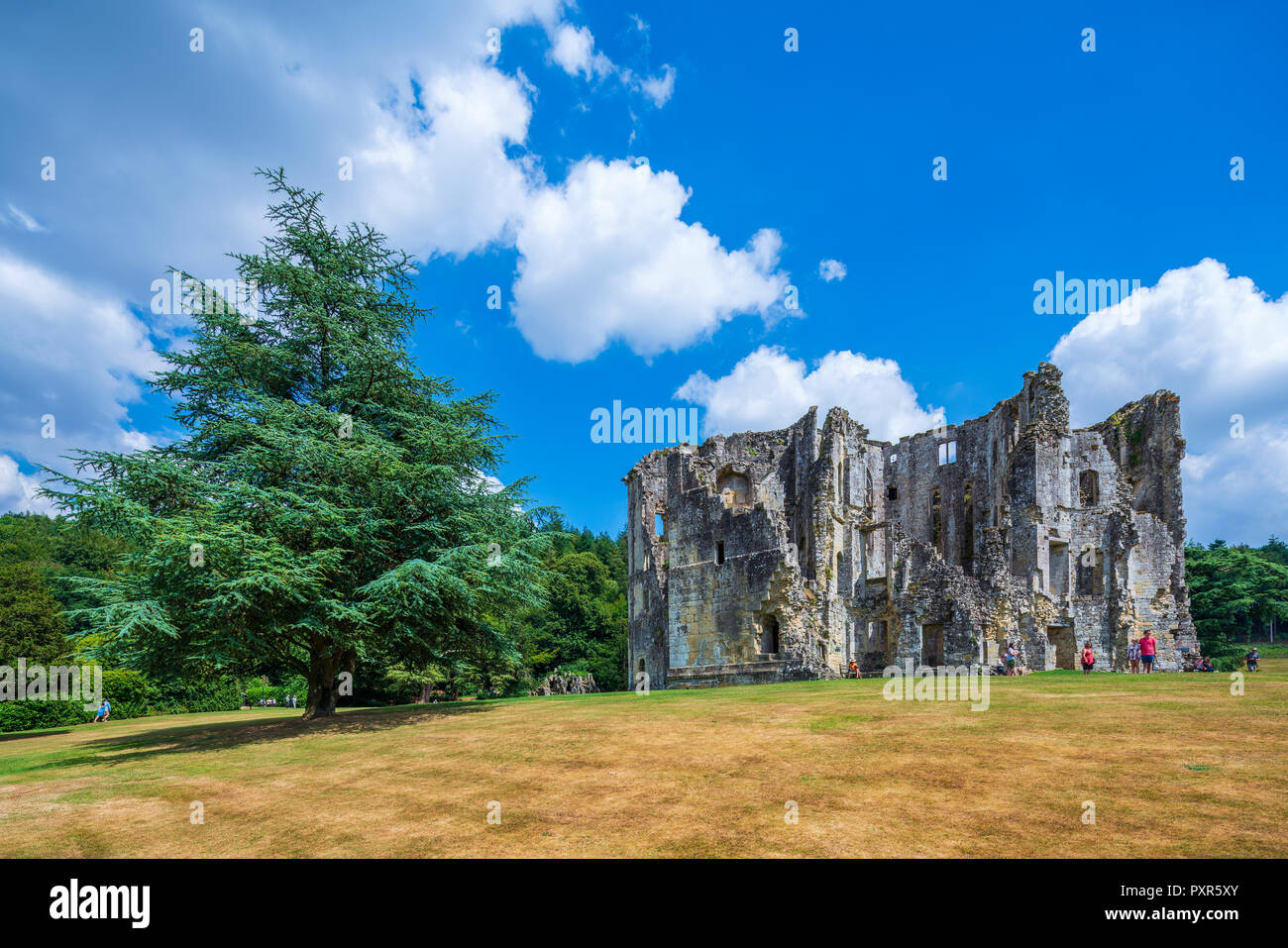 Old Wardour Castle near Tisbury, Wiltshire, England, United KIngdom ...