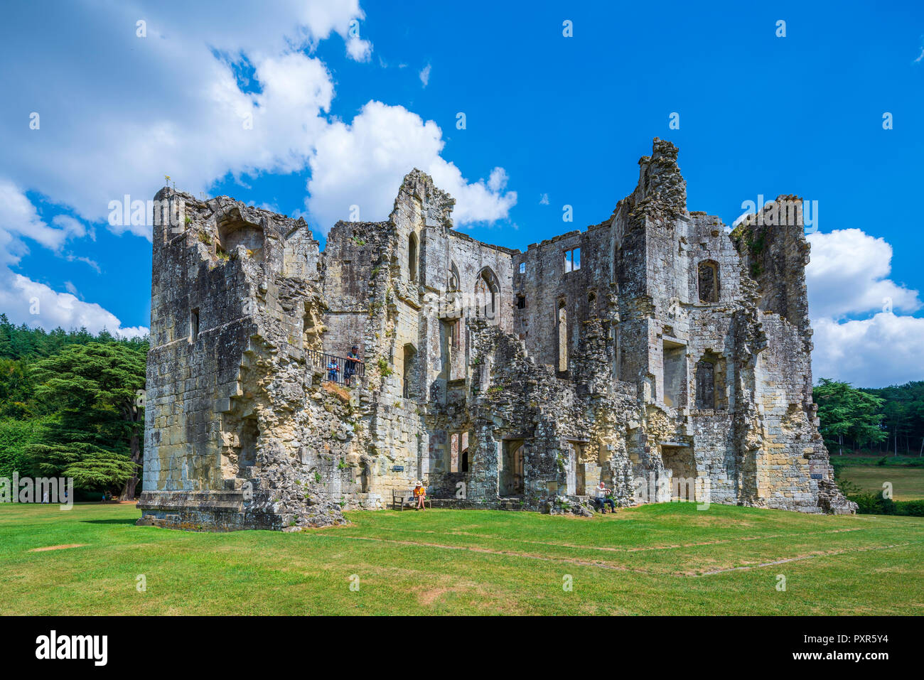Old Wardour Castle near Tisbury, Wiltshire, England, United KIngdom ...