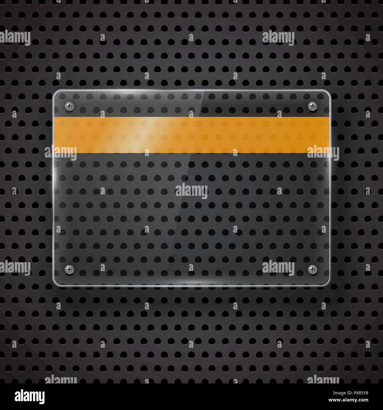 Empty clear glass circle Stock Vector Images - Alamy