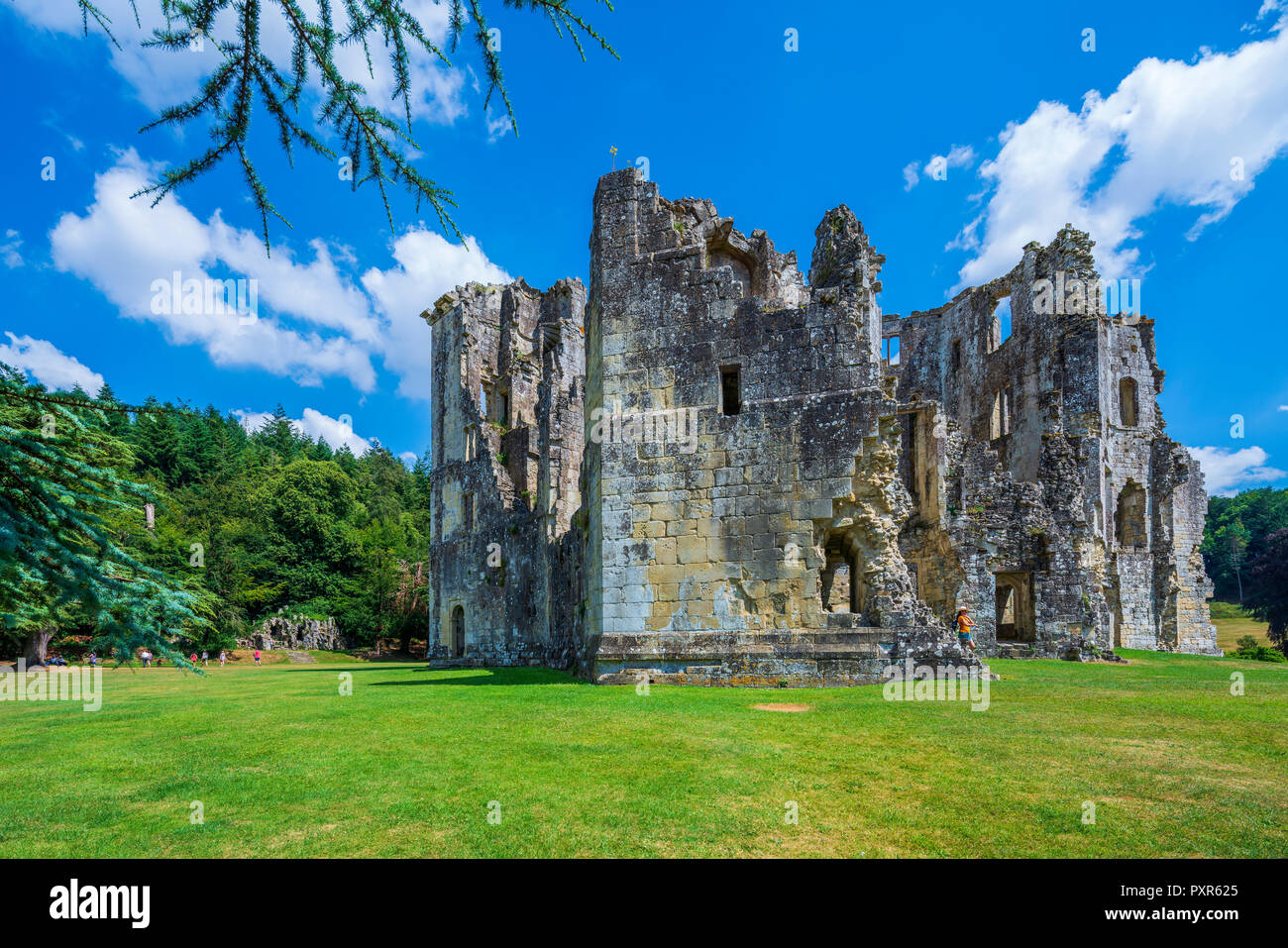 Old Wardour Castle near Tisbury, Wiltshire, England, United KIngdom ...