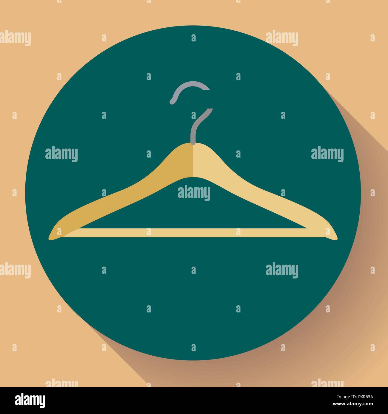 Coat hanger symbol hi-res stock photography and images - Alamy