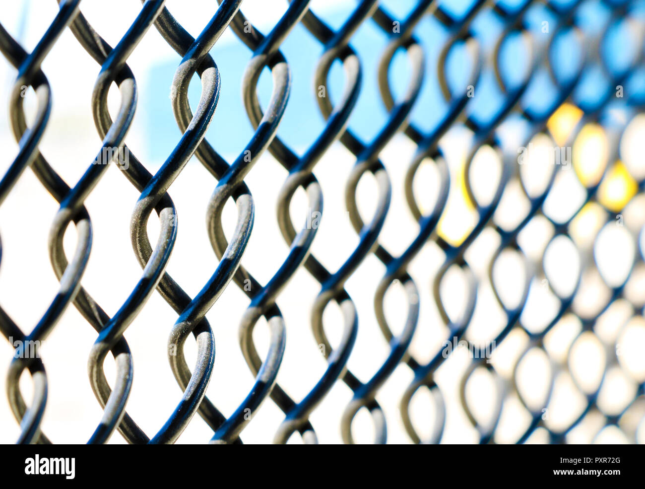 Metal boundary fence hi-res stock photography and images - Alamy
