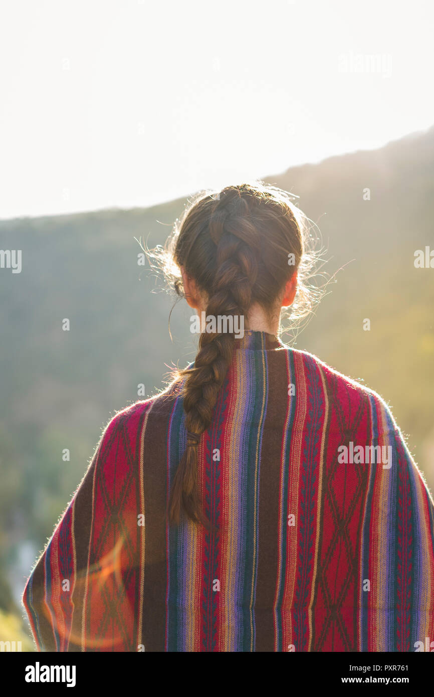 Back woman braid backlight hi-res stock photography and images - Alamy