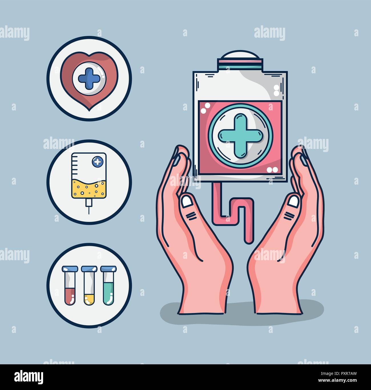 blood donation cartoon Stock Vector Image & Art - Alamy