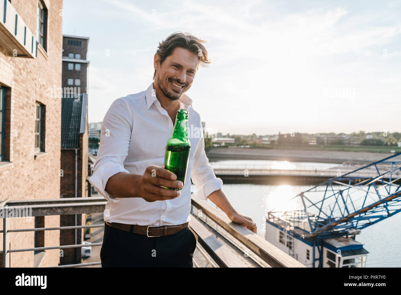 Guys Standing Around Drinking Beer