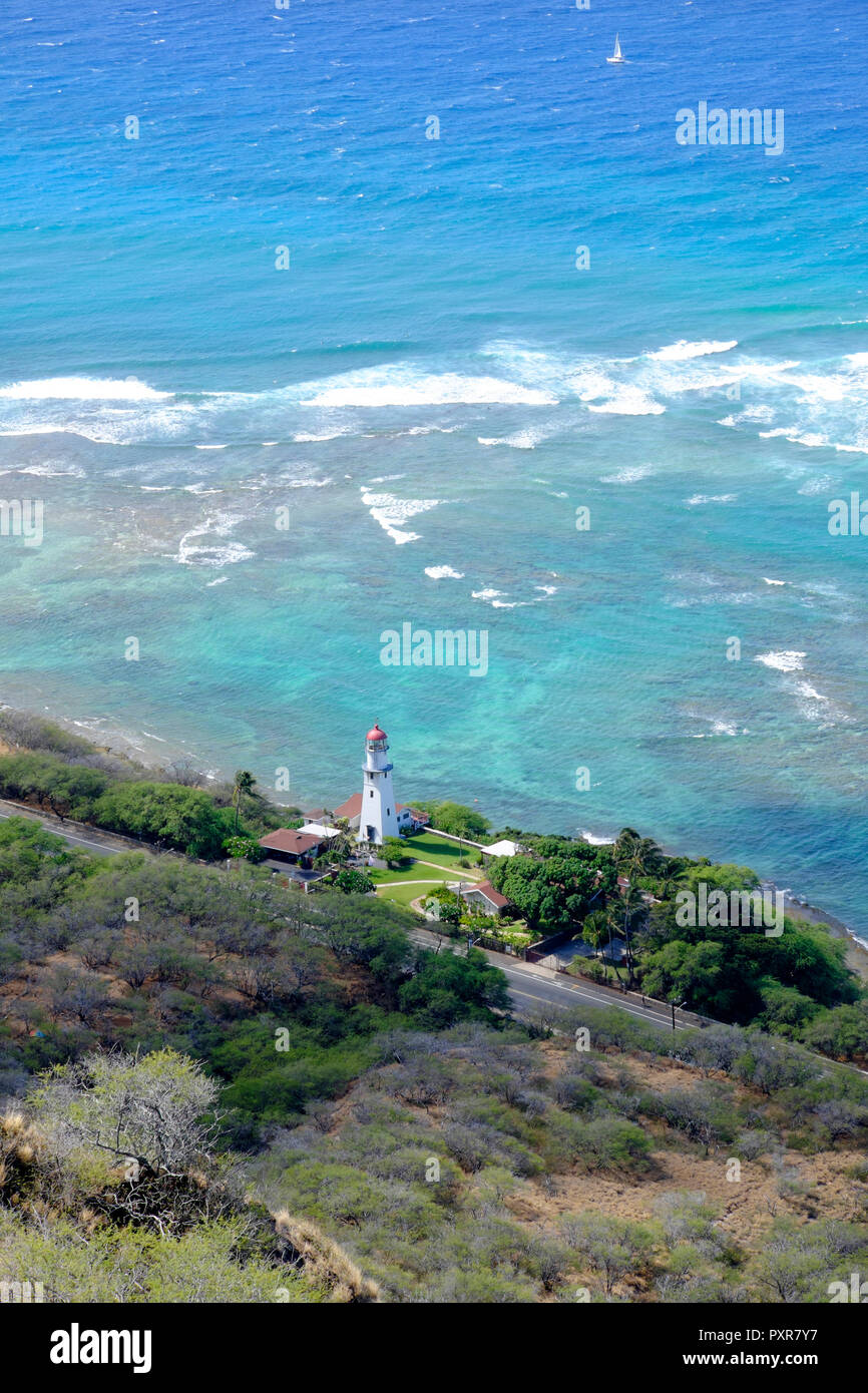 Diamond Head Lighthouse Stock Photos & Diamond Head Lighthouse Stock ...