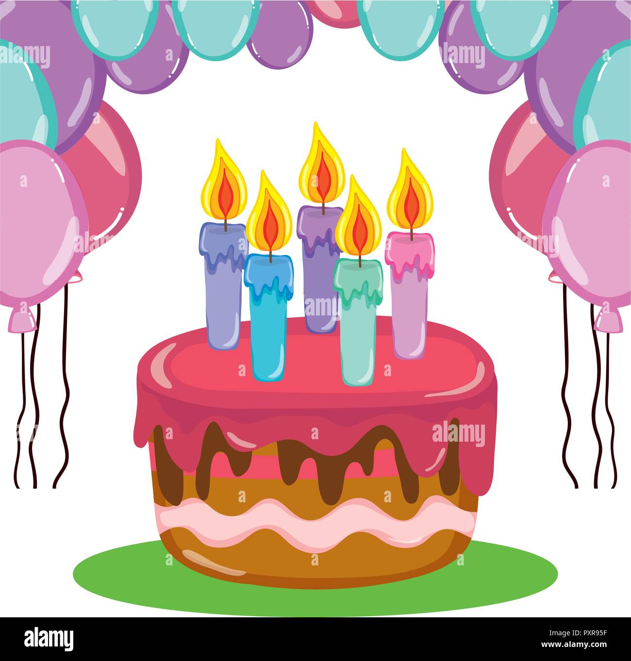 Happy birthday cartoons Stock Vector Image & Art - Alamy