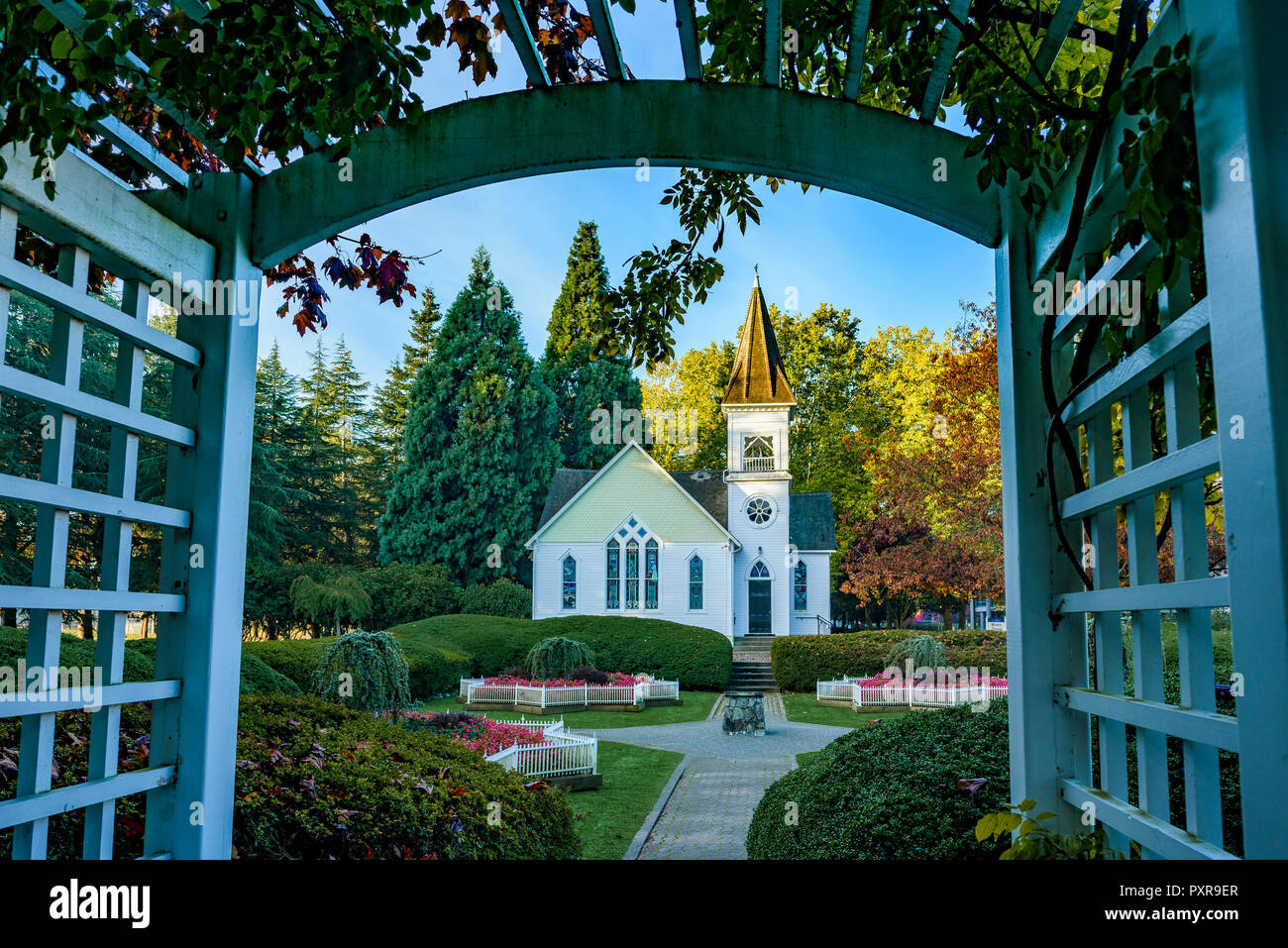 Minoru Chapel, Minoru Park, Richmond, British Columbia, Canada Stock ...