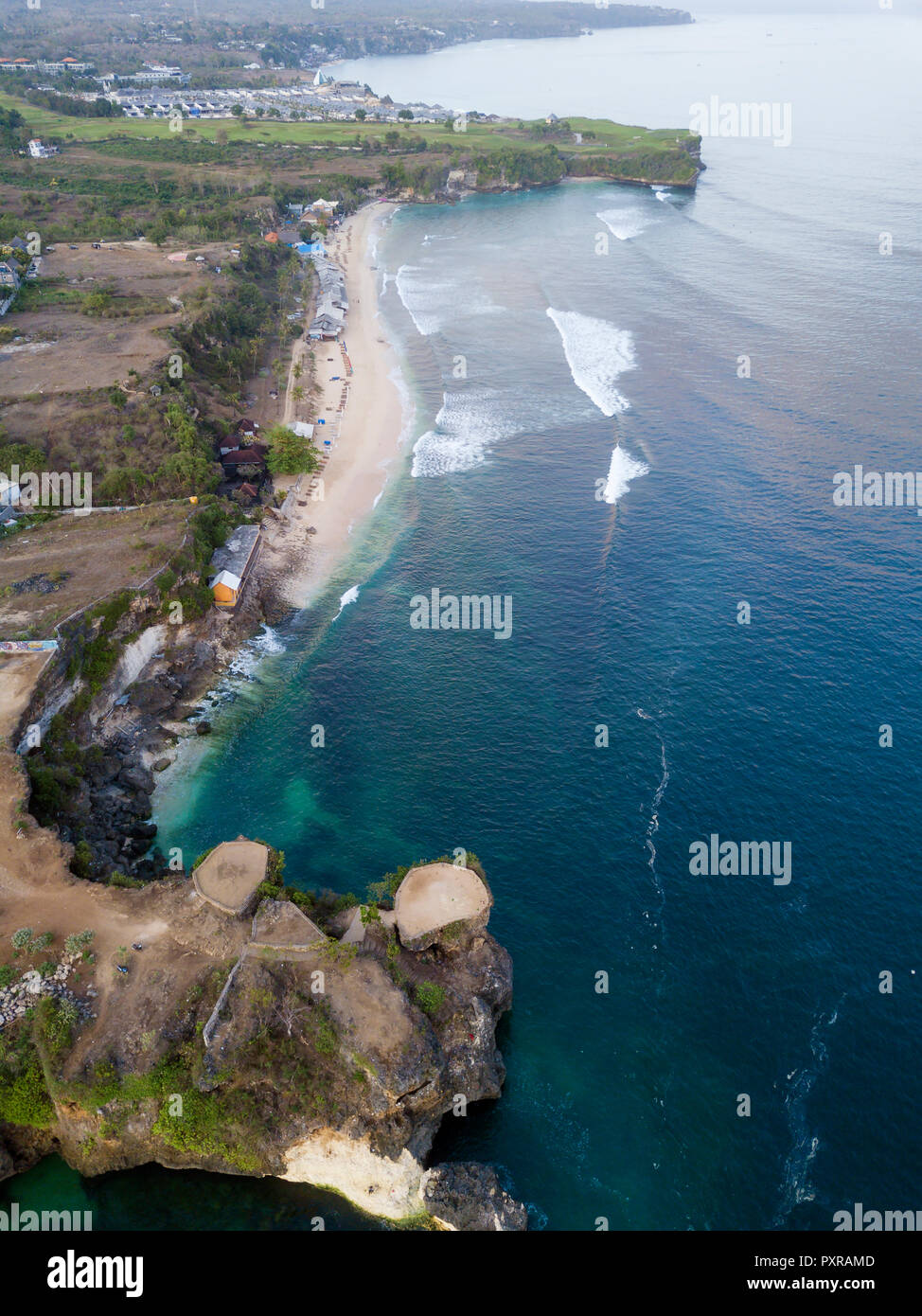 Aerial view above bali landscapes hi-res stock photography and images ...