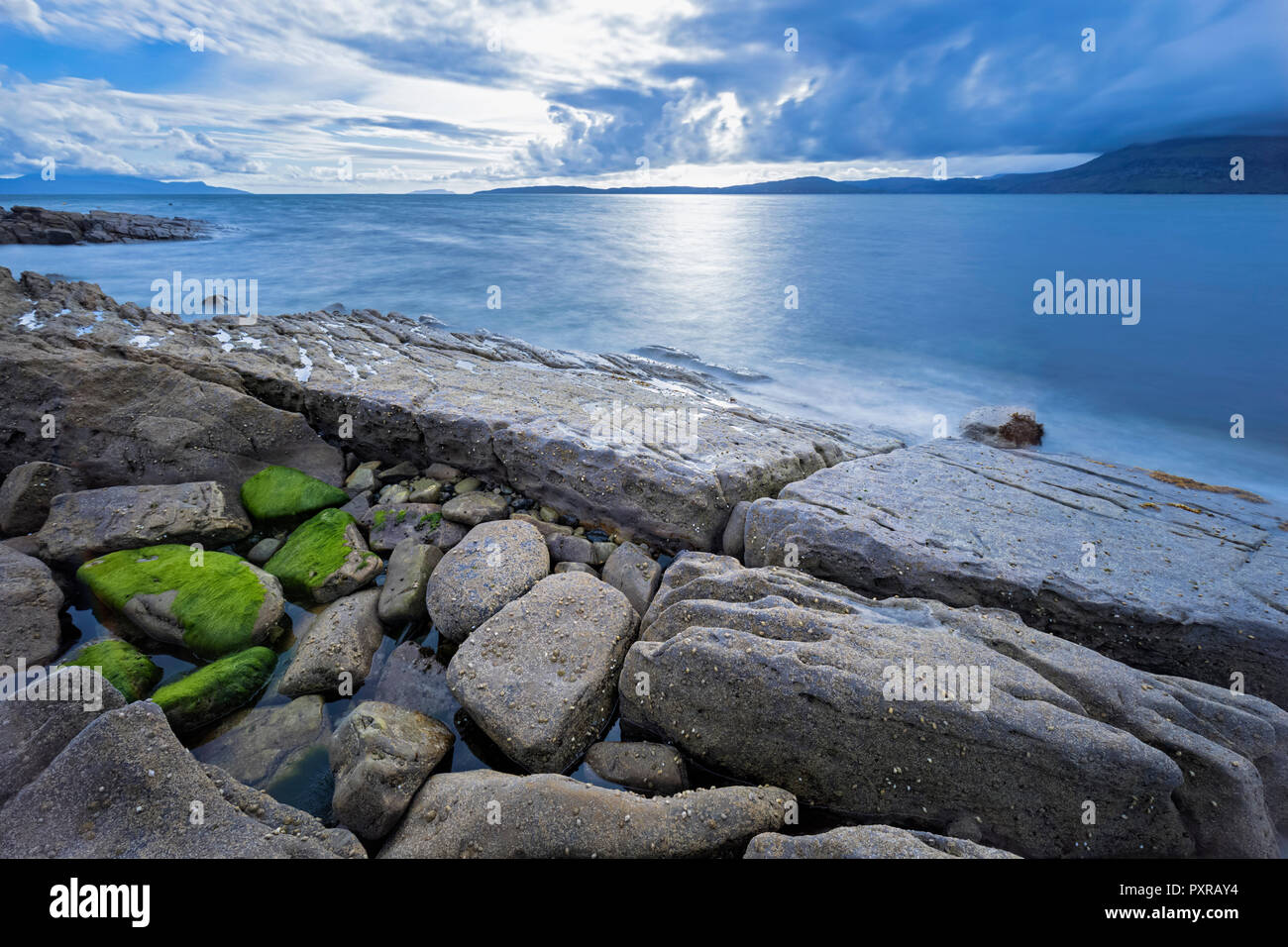 UK, Scotland, Inner Hebrides, Isle of Skye, beach near Elgol Stock ...