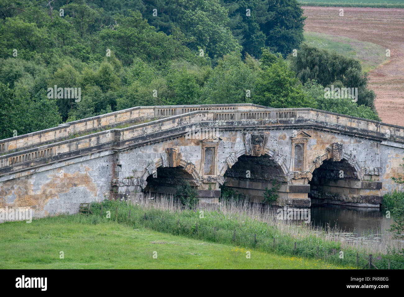 Stone Bridge, Castle Howard , Yorkshire, UK Stock Photo - Alamy