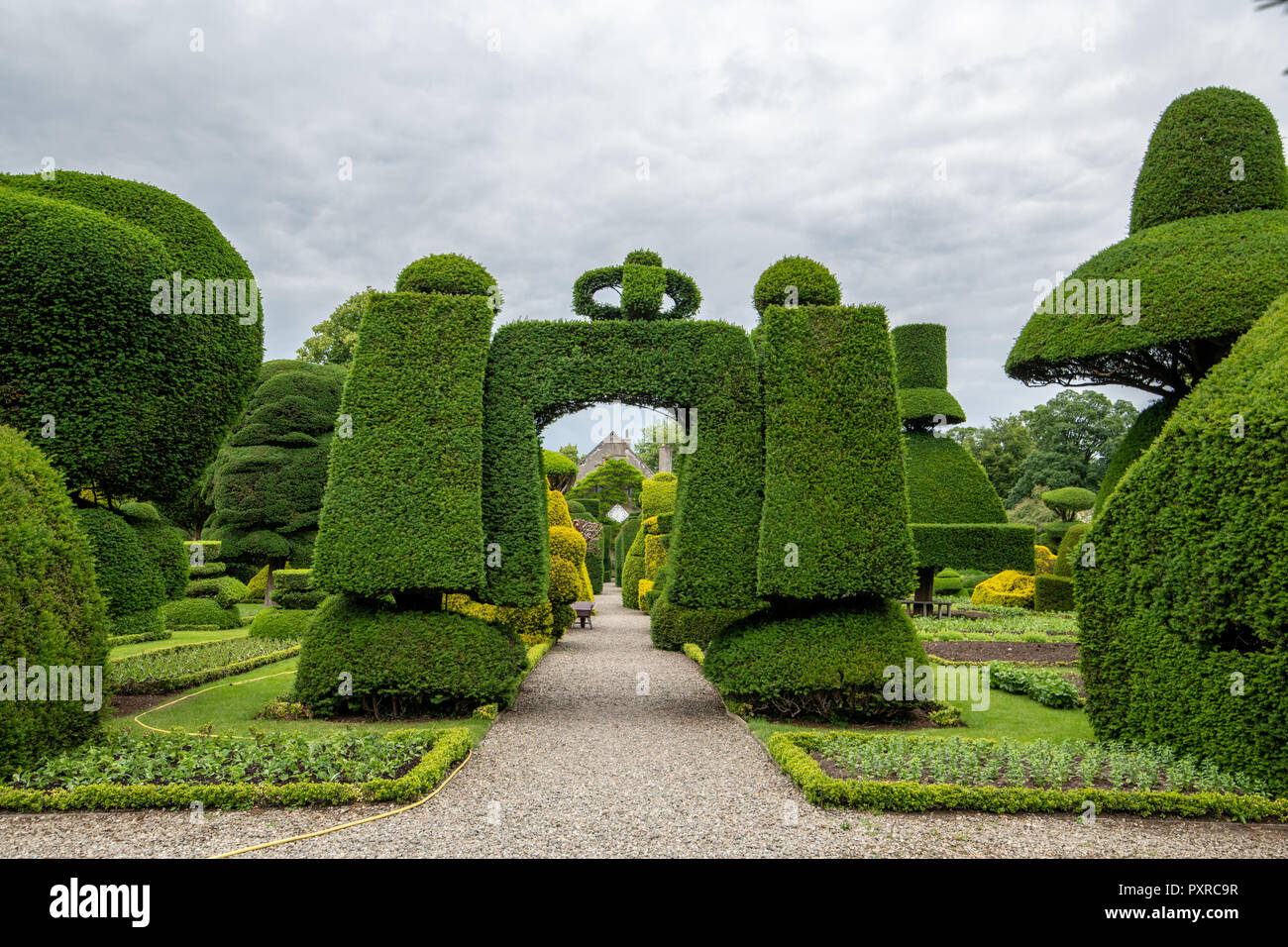 Opening in hedge hi-res stock photography and images - Alamy