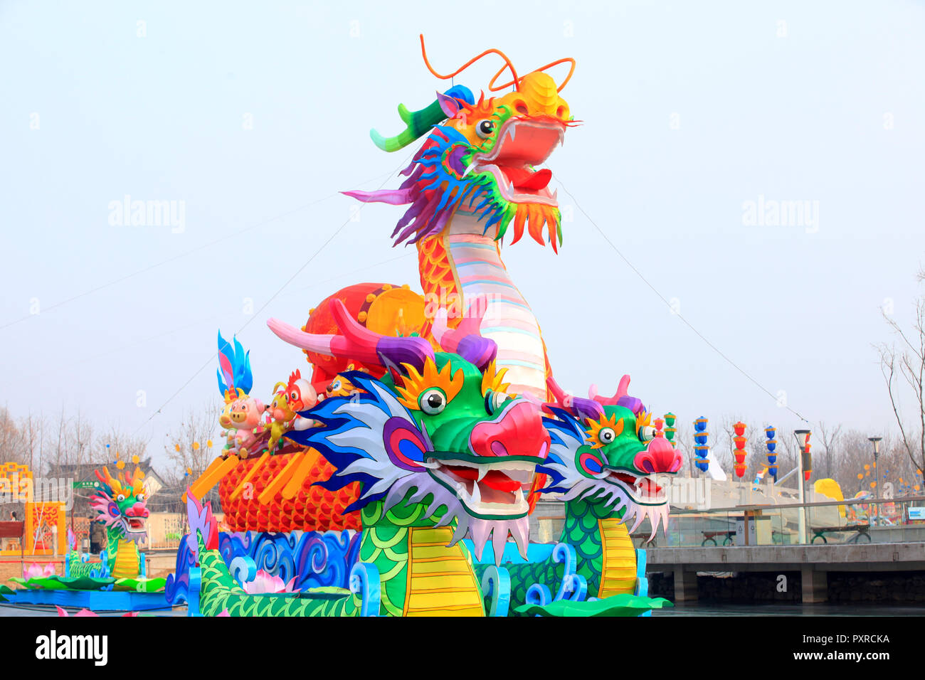 dragon at chinese lantern festival Stock Photo - Alamy