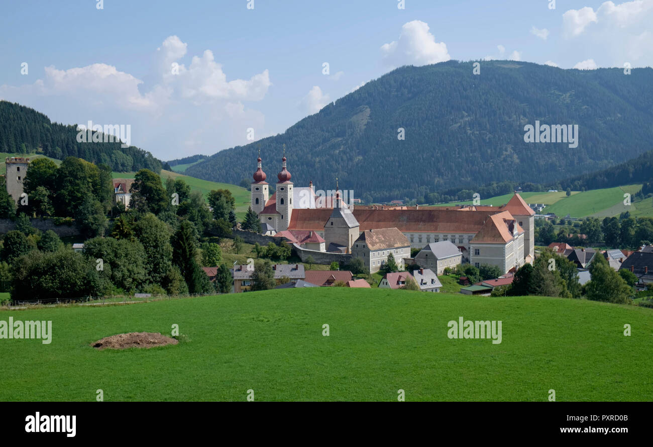 Austria, Styra, St. Lambrecht, St. Lambrecht's Abbey Stock Photo - Alamy