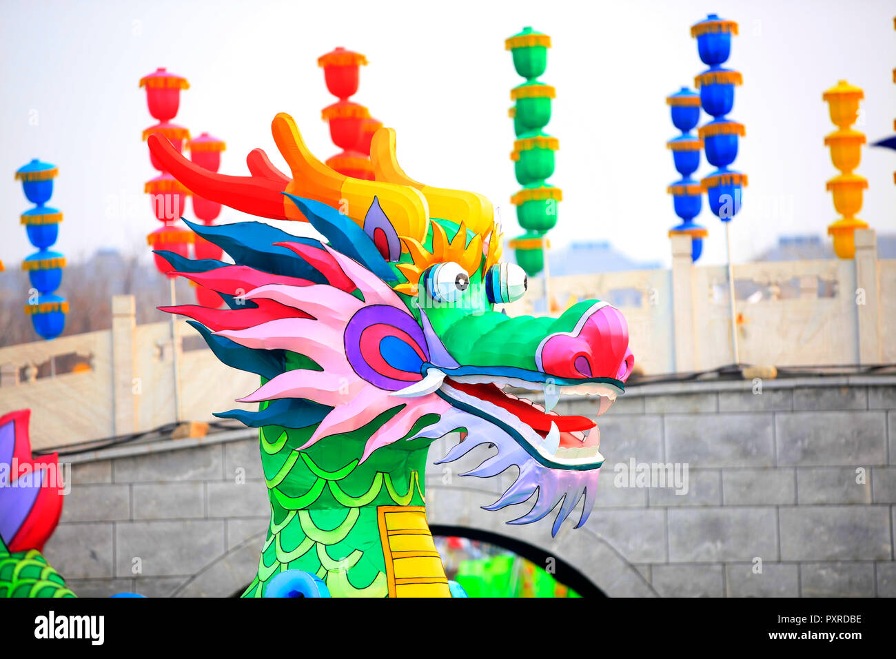 dragon at chinese lantern festival Stock Photo - Alamy