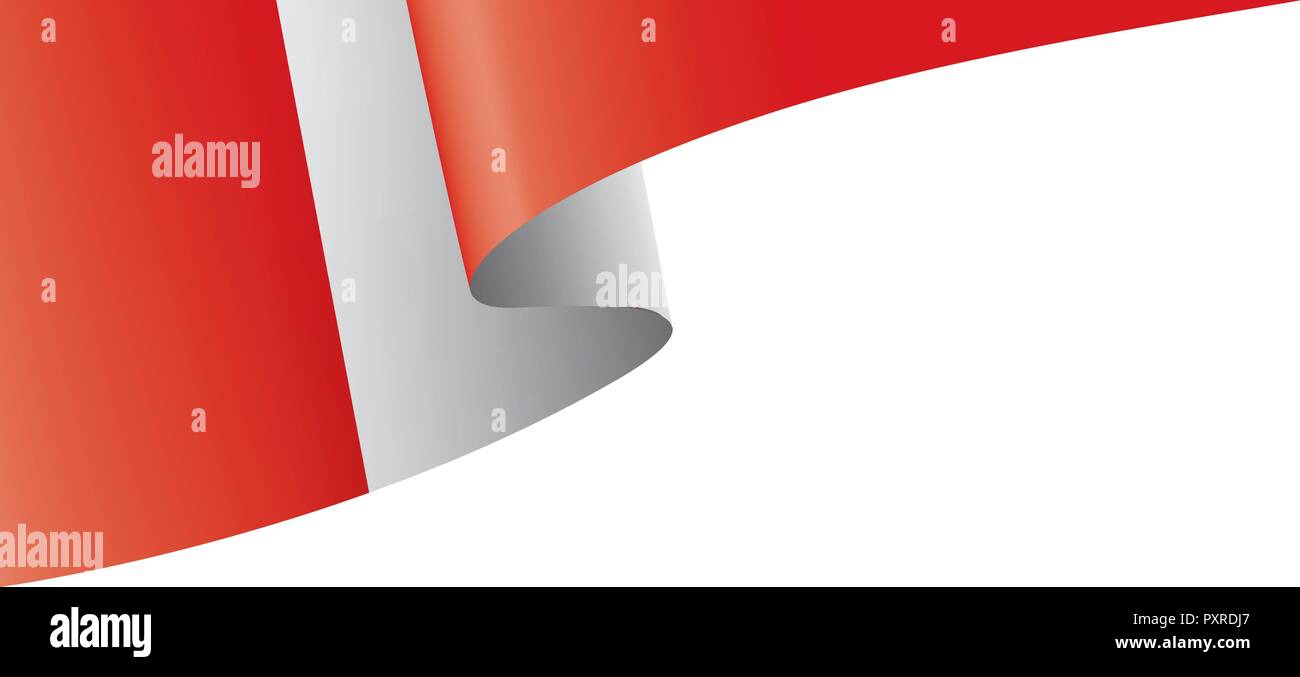 Peru flag, vector illustration on a white background Stock Vector Image ...