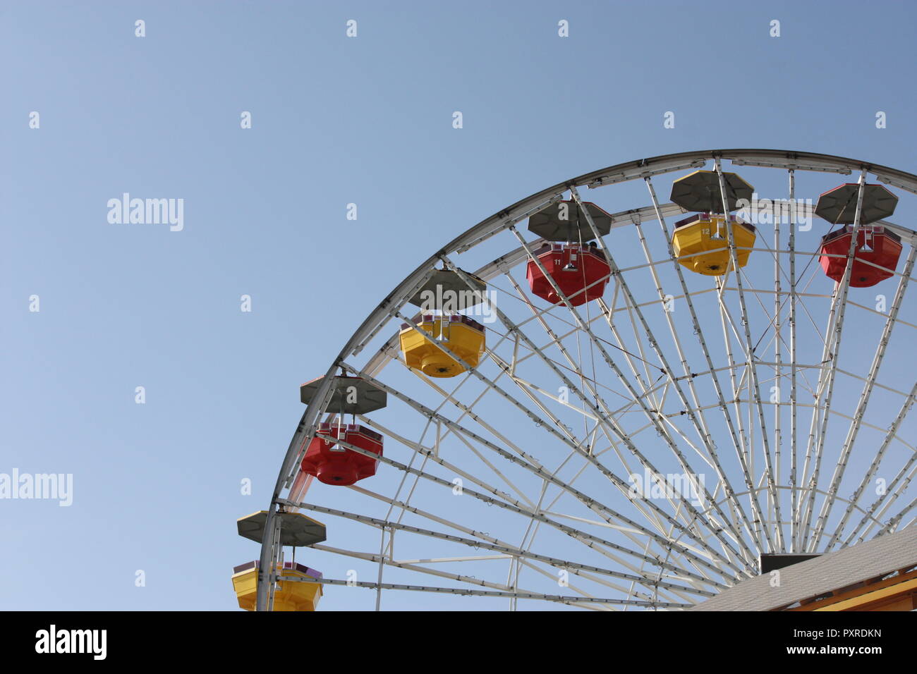 Pacific Park Ferris Wheel on the Santa Monica Pier Stock Photo - Alamy