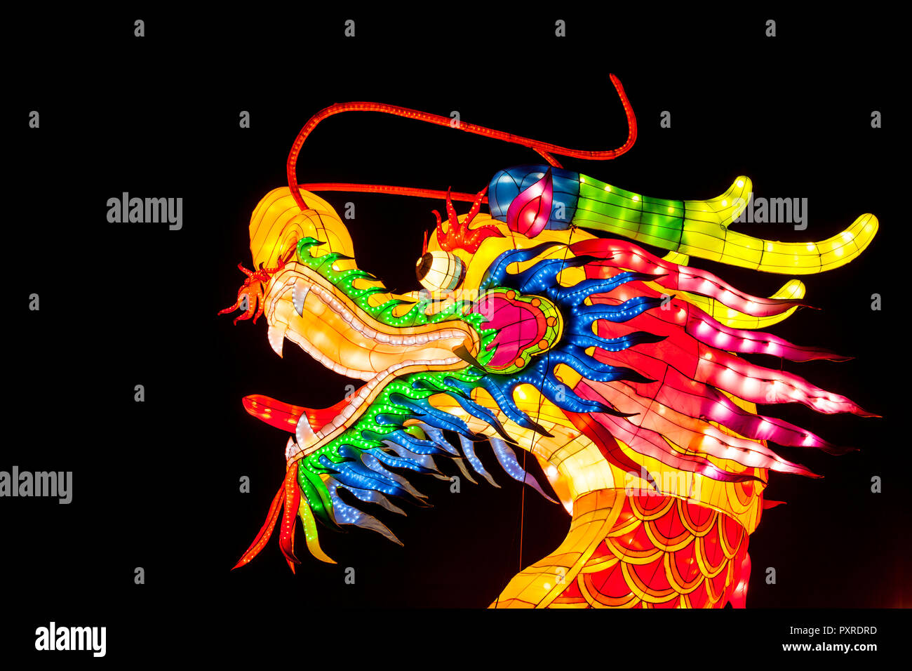 dragon at chinese lantern festival Stock Photo - Alamy