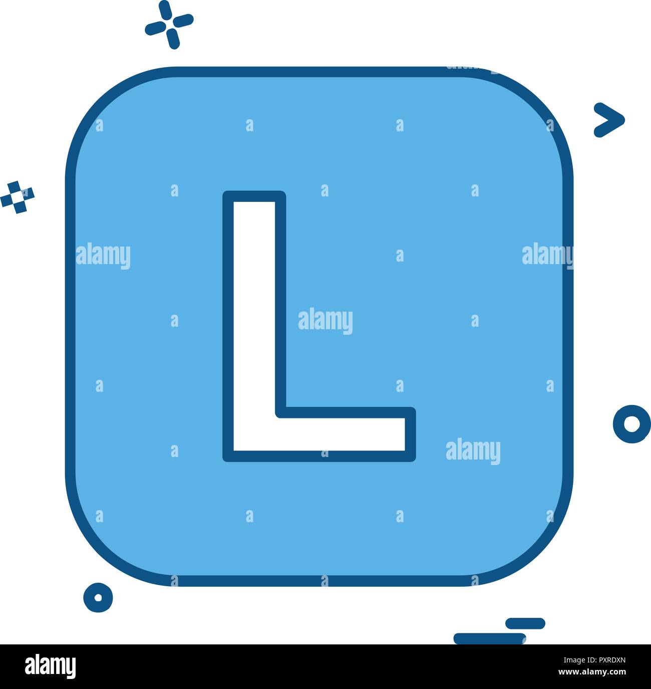 English Alphabets icon design vector Stock Vector Image & Art - Alamy