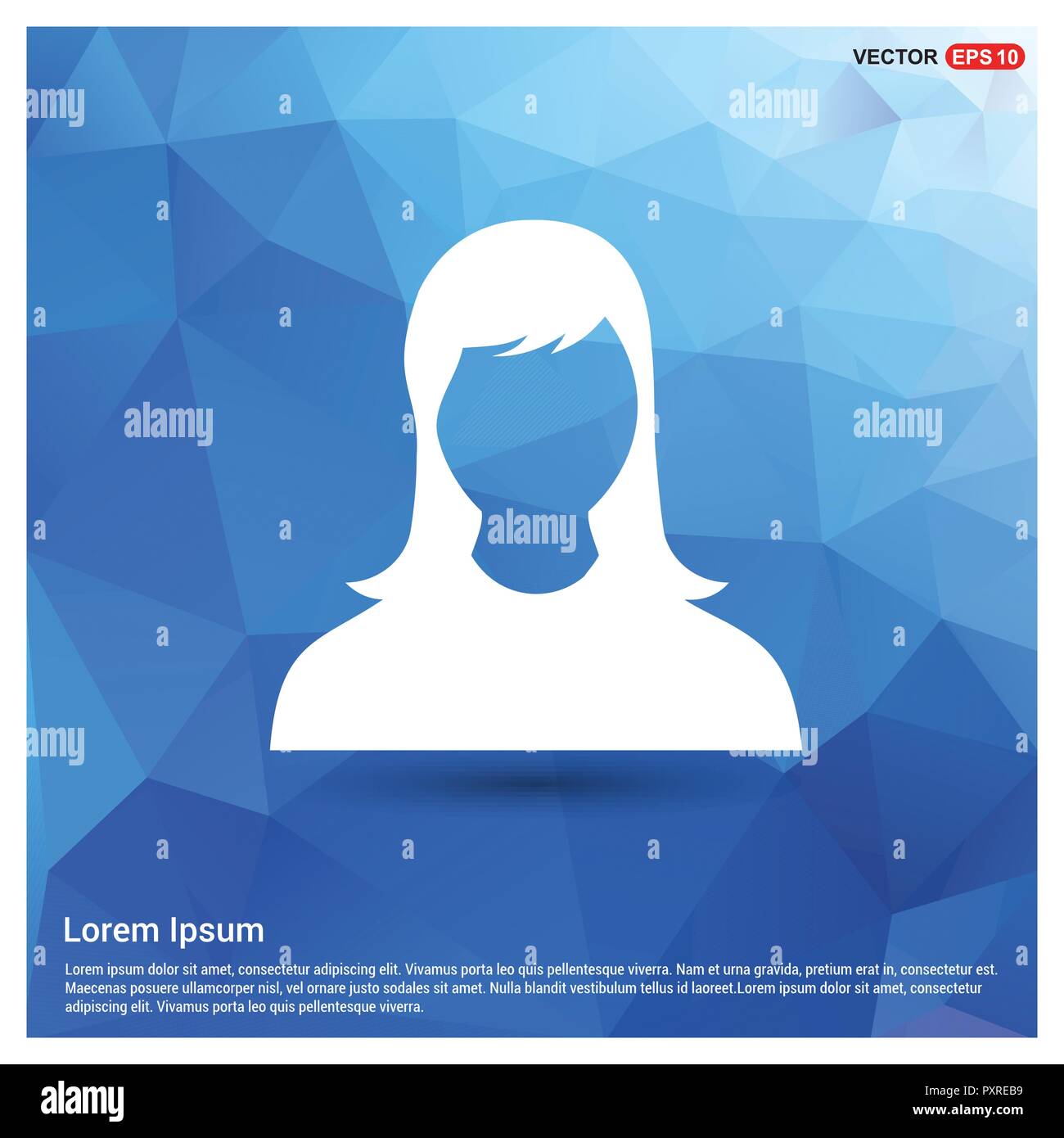 Female User Icon Stock Vector Image & Art - Alamy