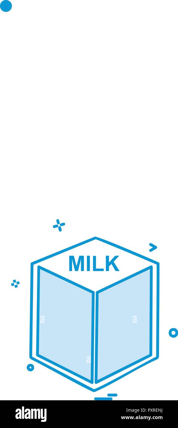 Milk icon design vector Stock Vector Image & Art - Alamy