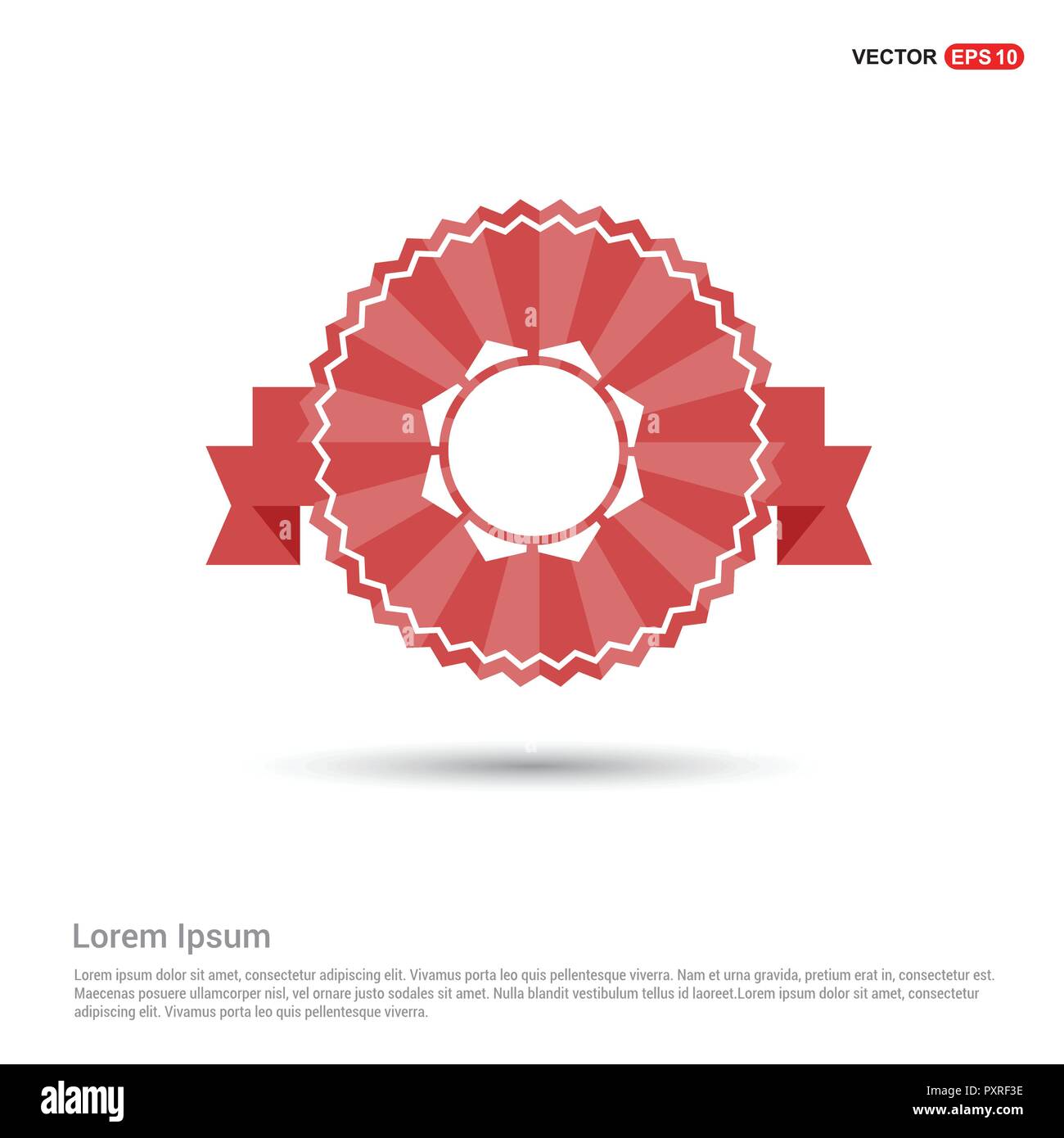 Sun Icon - Red Ribbon banner Stock Vector Image & Art - Alamy