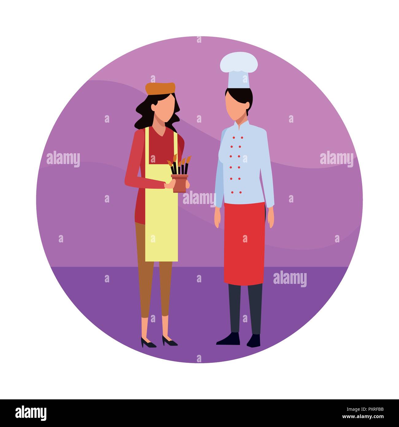 People working cartoon Stock Vector Image & Art - Alamy