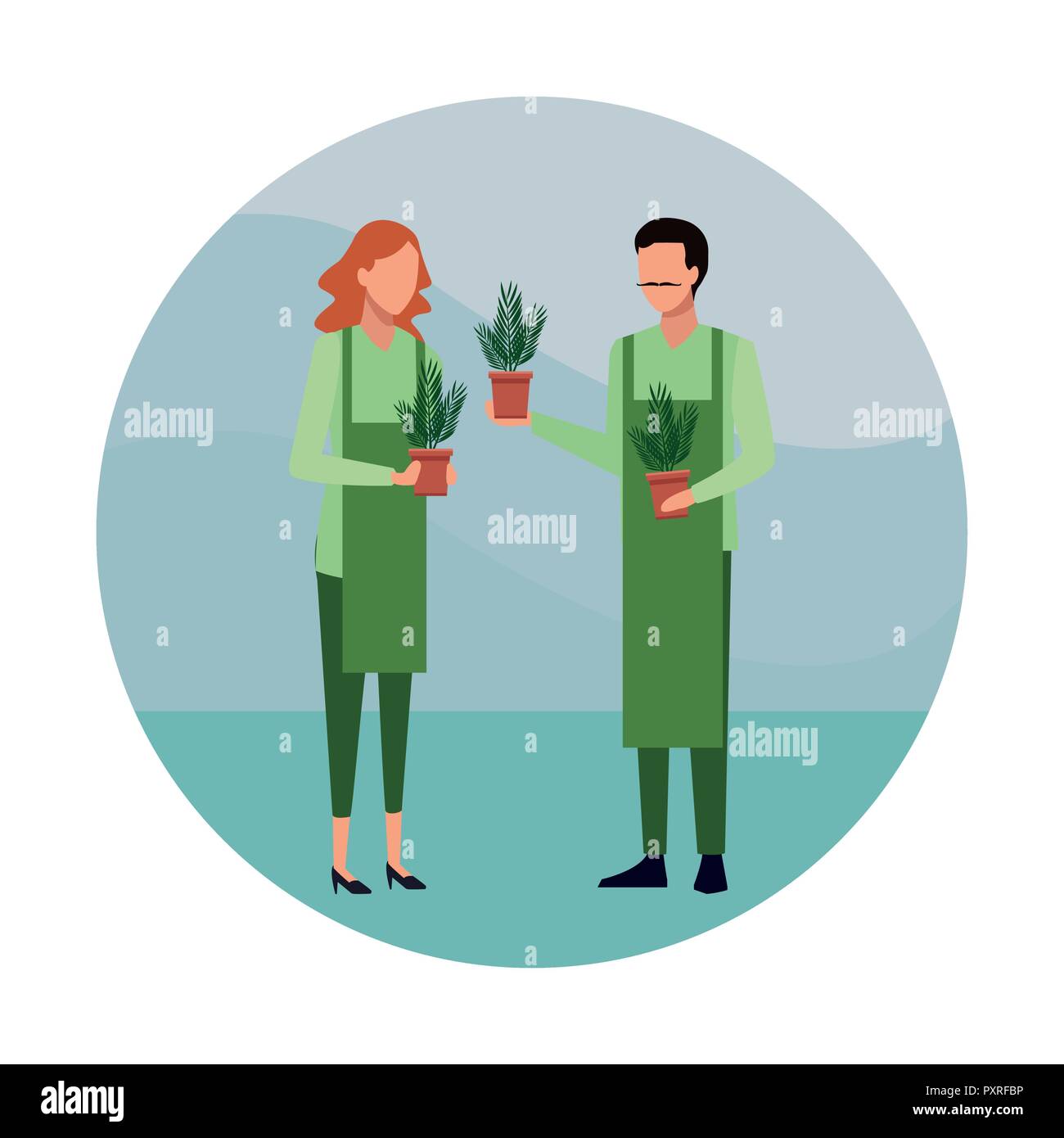 People working cartoon Stock Vector Image & Art - Alamy