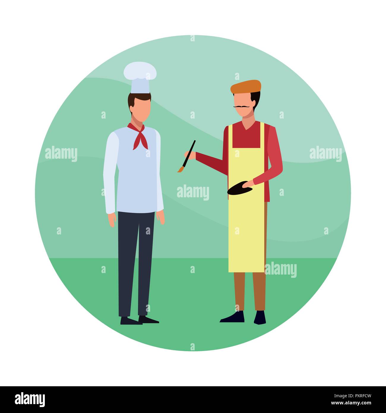 People working cartoon Stock Vector Image & Art - Alamy
