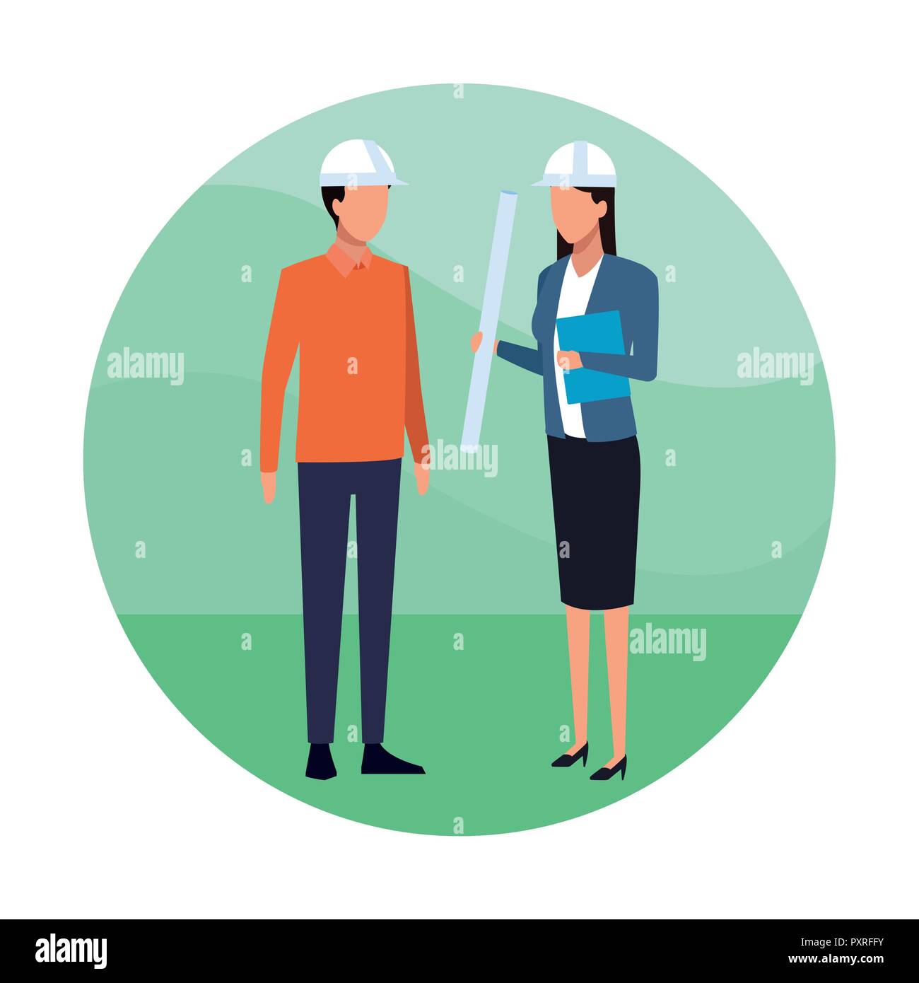 Engineer plans Stock Vector Images - Alamy