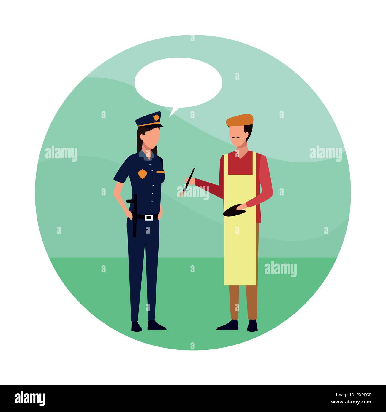 People working cartoon Stock Vector Image & Art - Alamy