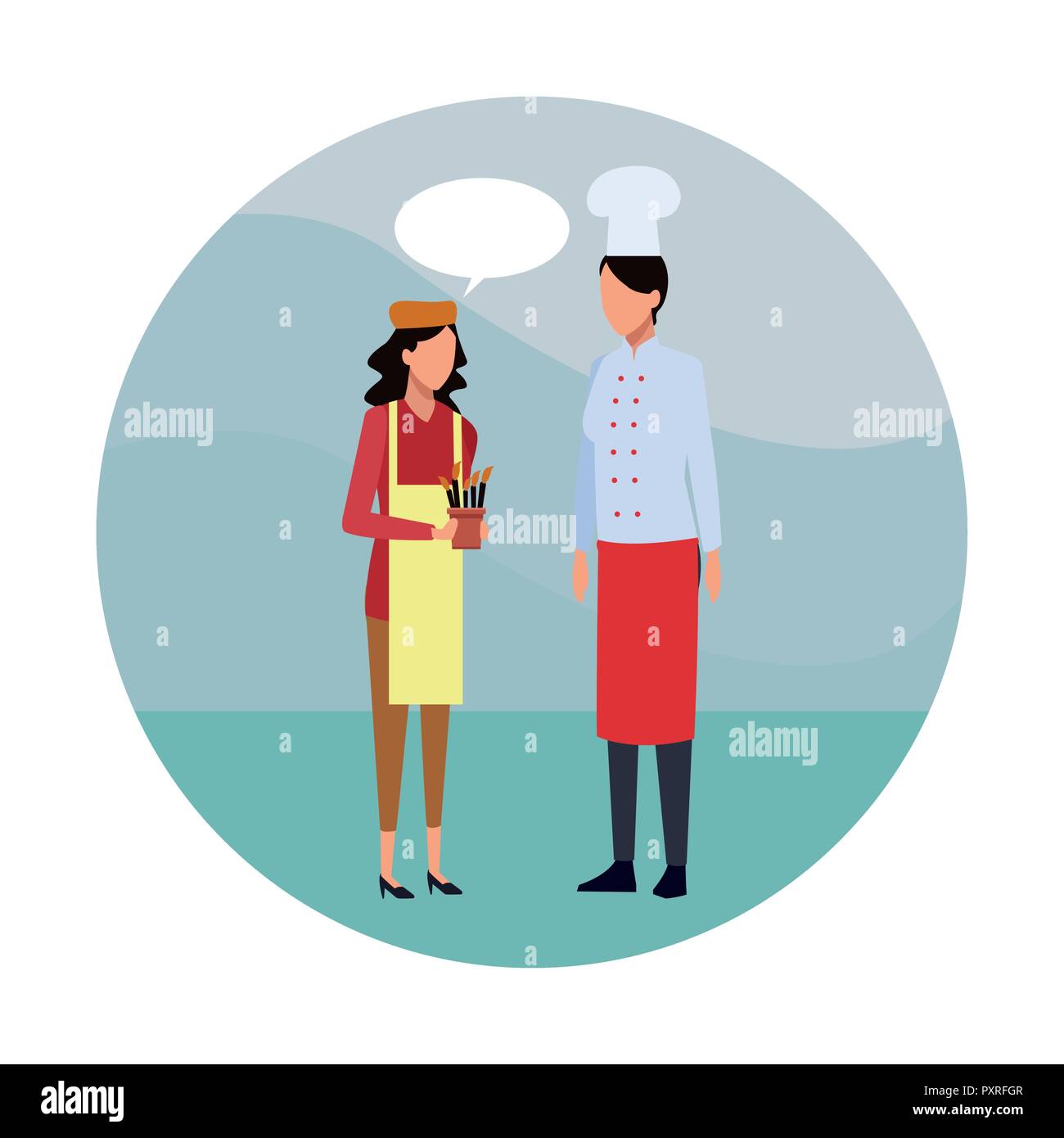 People working cartoon Stock Vector Image & Art - Alamy