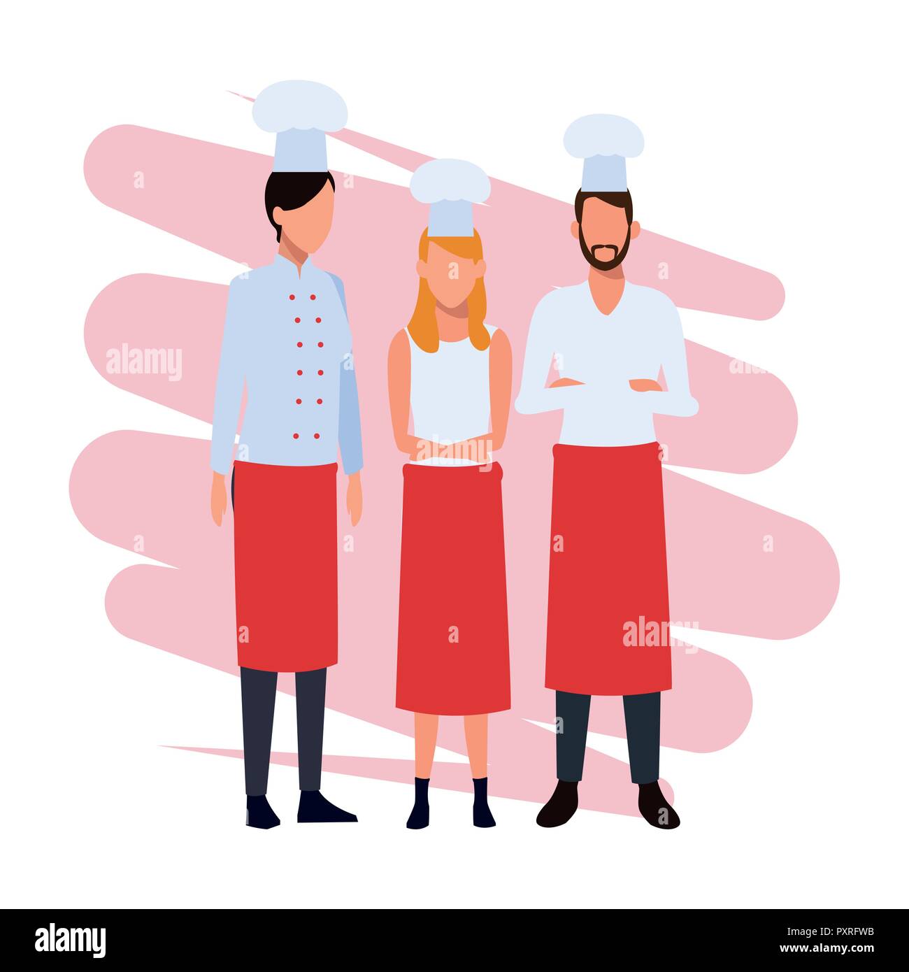 Restaurant teamwork avatar Stock Vector Image & Art - Alamy