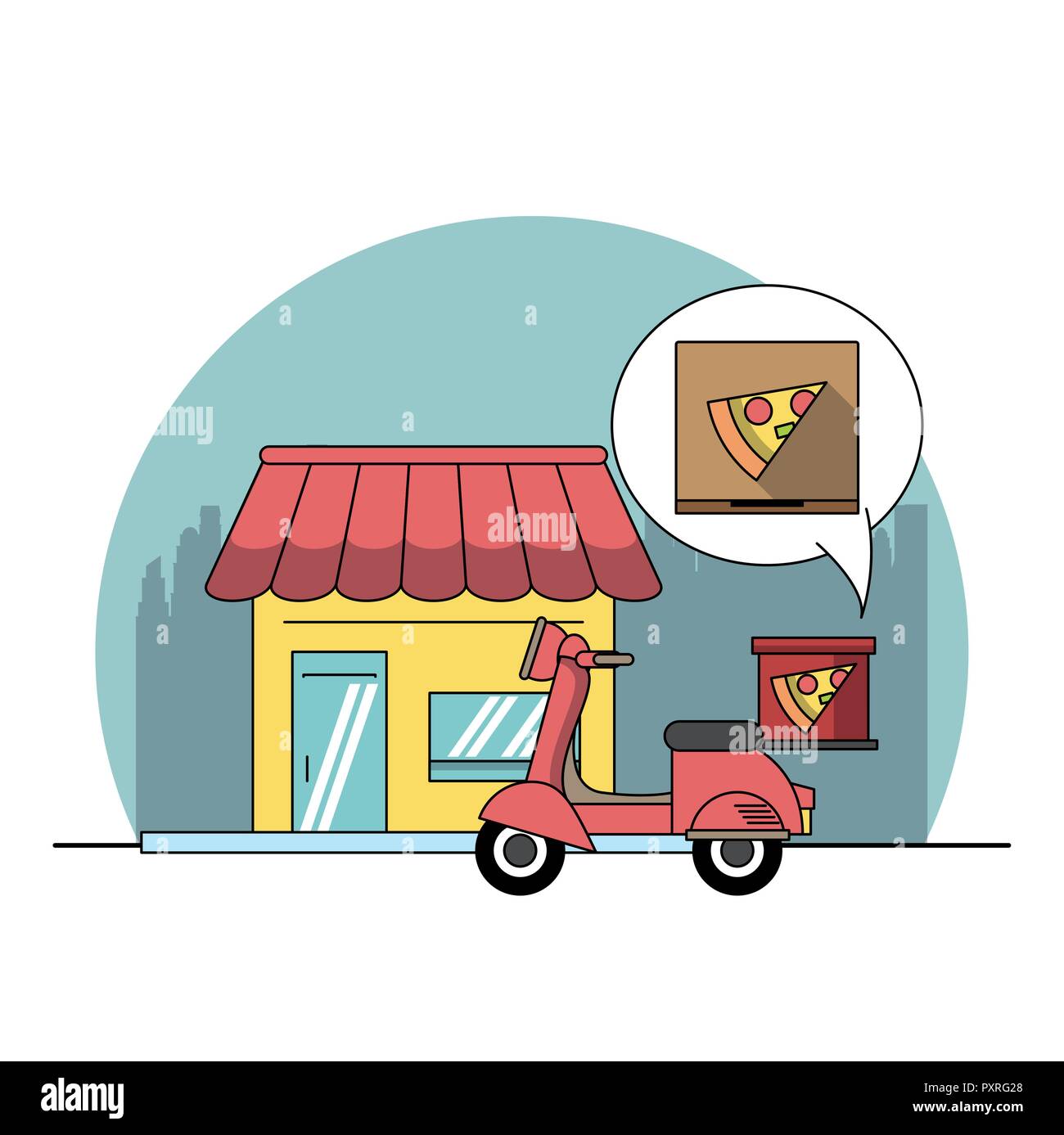 Fast food products restaurant Cut Out Stock Images & Pictures - Alamy