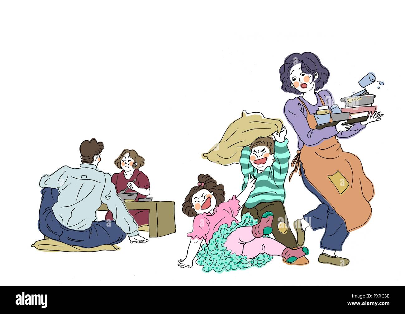 a major problem of modern society, cartoon of the power trip problems ...