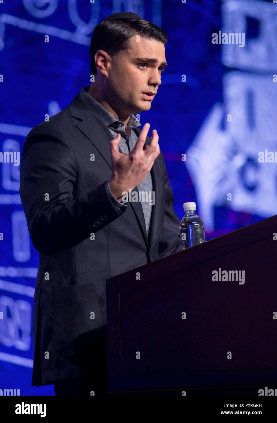 Los Angeles, California, USA. 21st Oct, 2018. BEN SHAPIRO at the fourth ...
