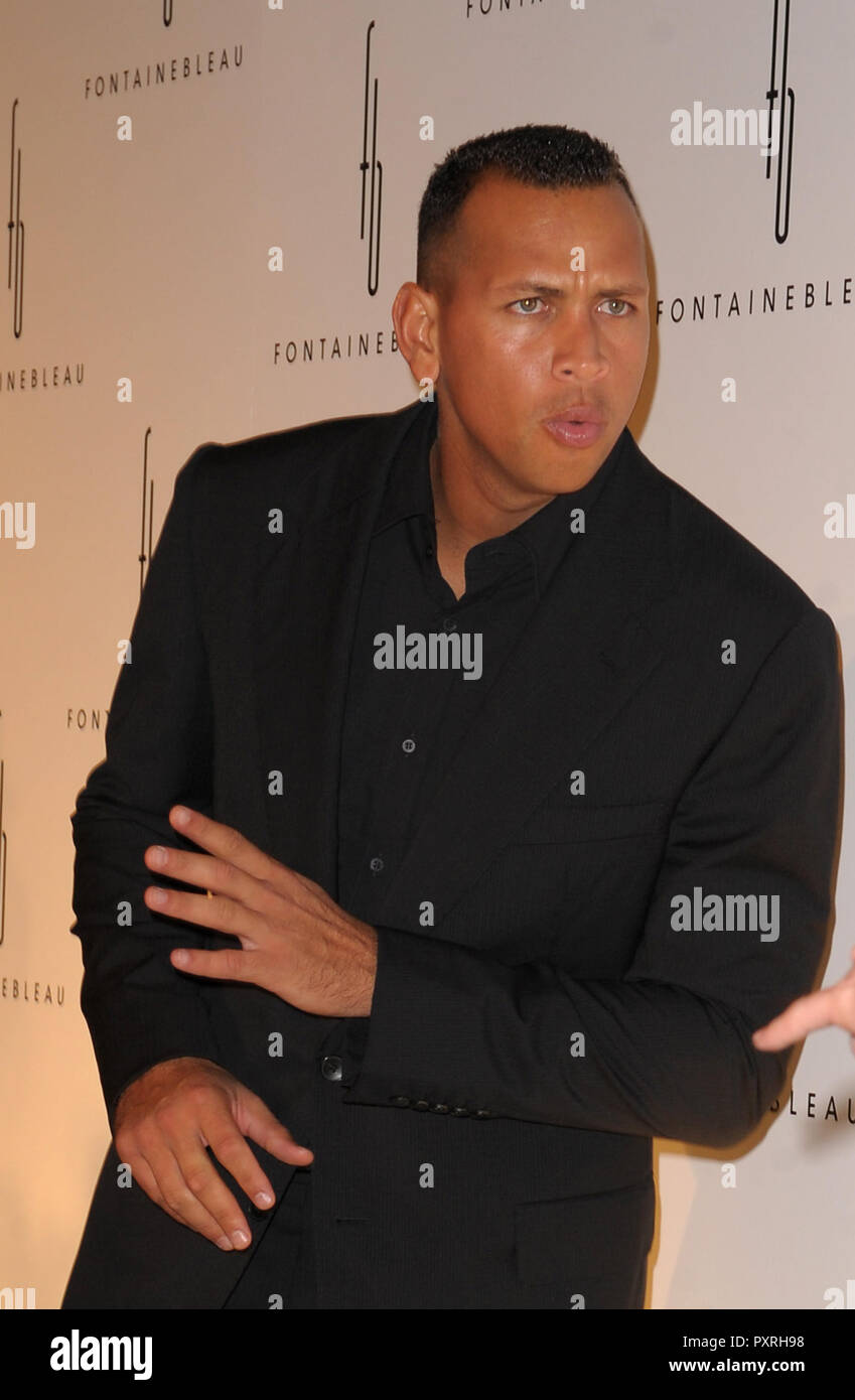 MIAMI, FL - BREAKING NEWS - FILE PHOTO - 2010-2017 A-ROD LOCKED IN ...