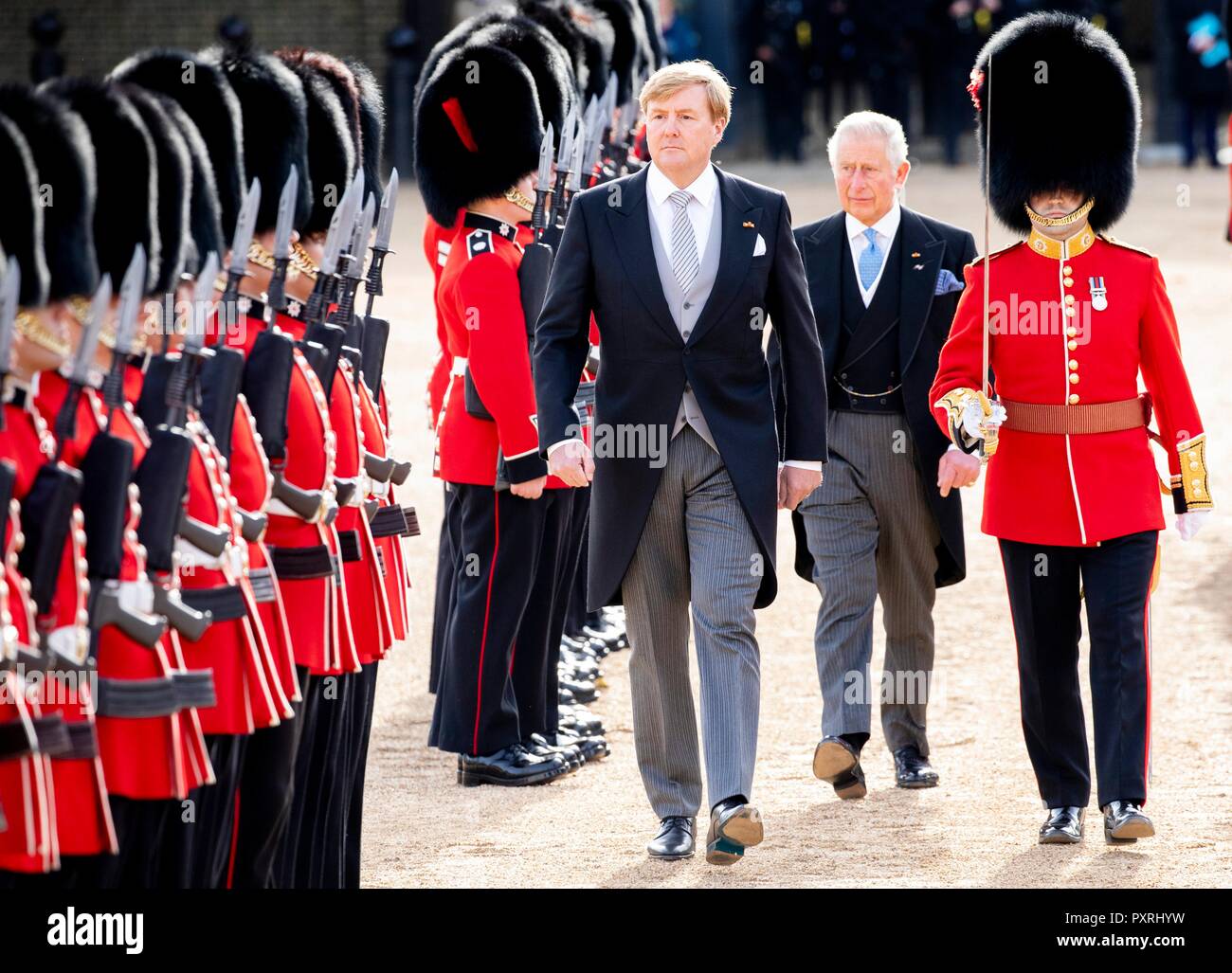 London, UK. 23rd Oct 2018. Queen Elizabeth and Prince Charles, King ...