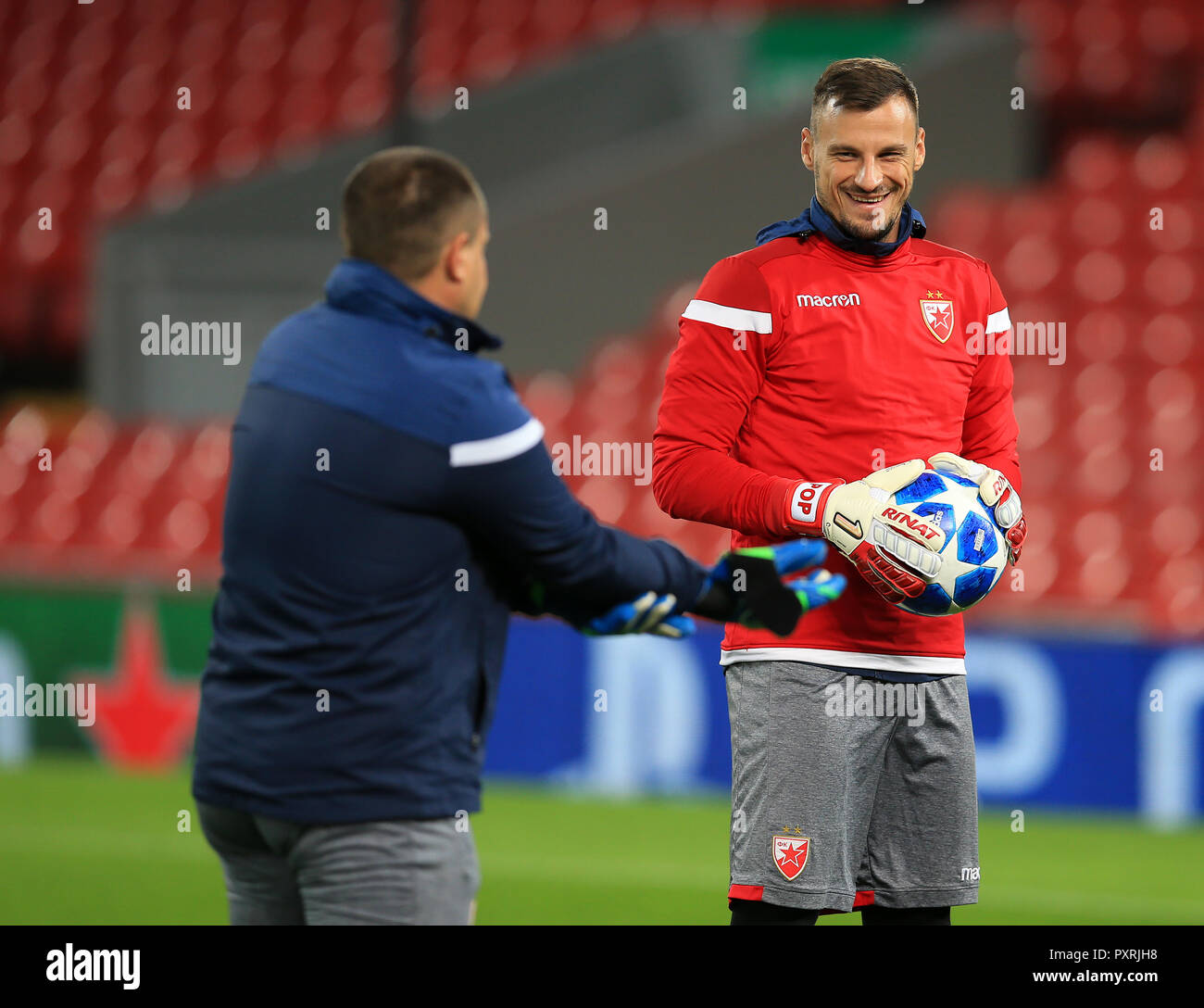 Anfield, Liverpool, UK. 23rd Oct, 2018. UEFA Champions League football ...