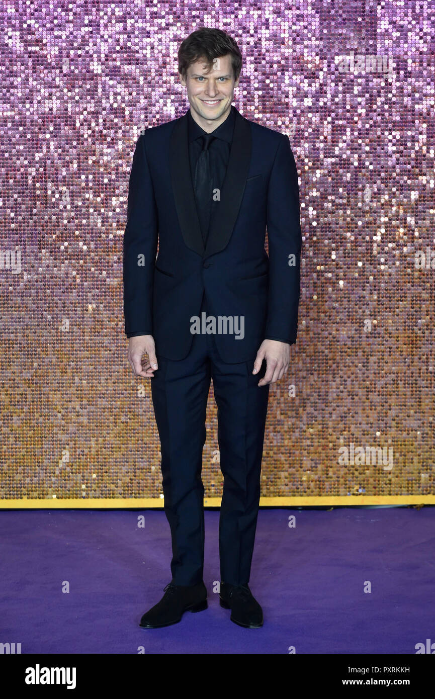 London, UK. 23 October 2018. Max Bennett arrives for the worldwide ...