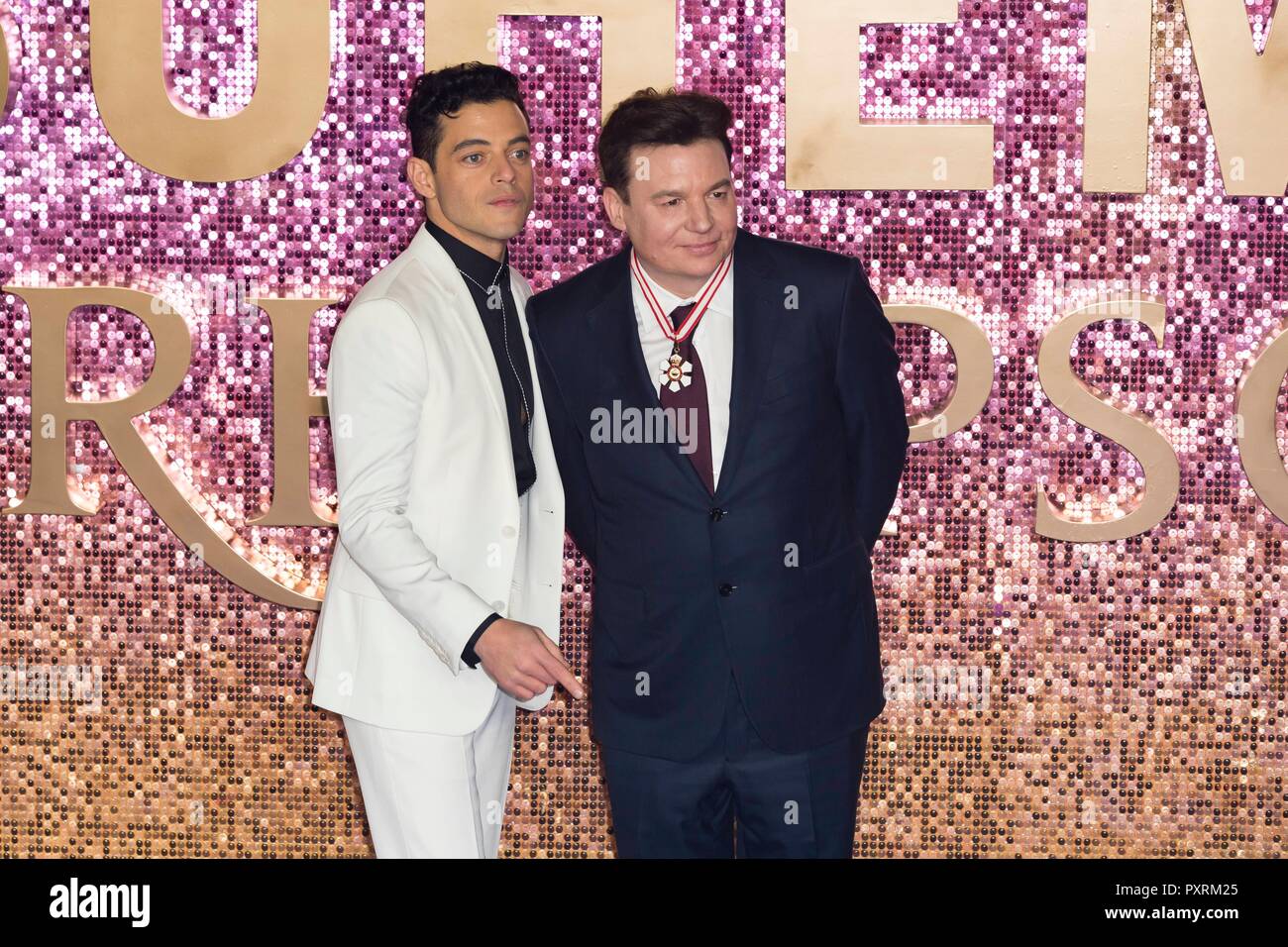 Rami Malek and Mike Myers attend BOHEMIAN RHAPSODY - World Premiere ...