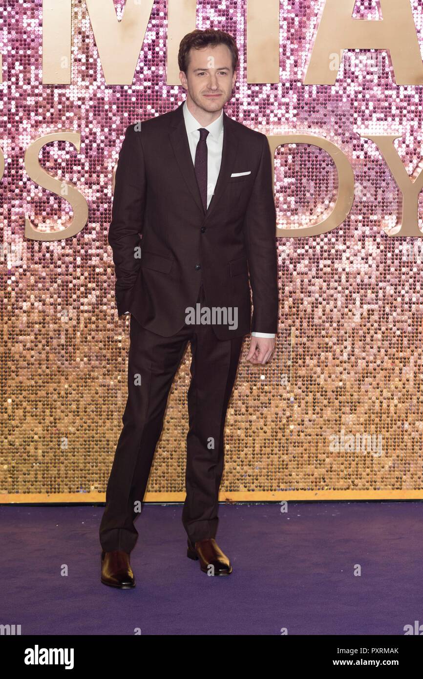 Joe Mazzello attends BOHEMIAN RHAPSODY - World Premiere. London, UK. 23 ...