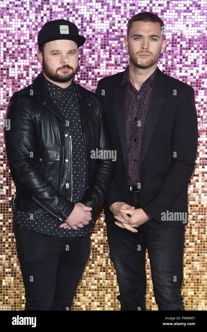 London, UK. 23rd October, 2018. Royal Blood at the world premiere of ...