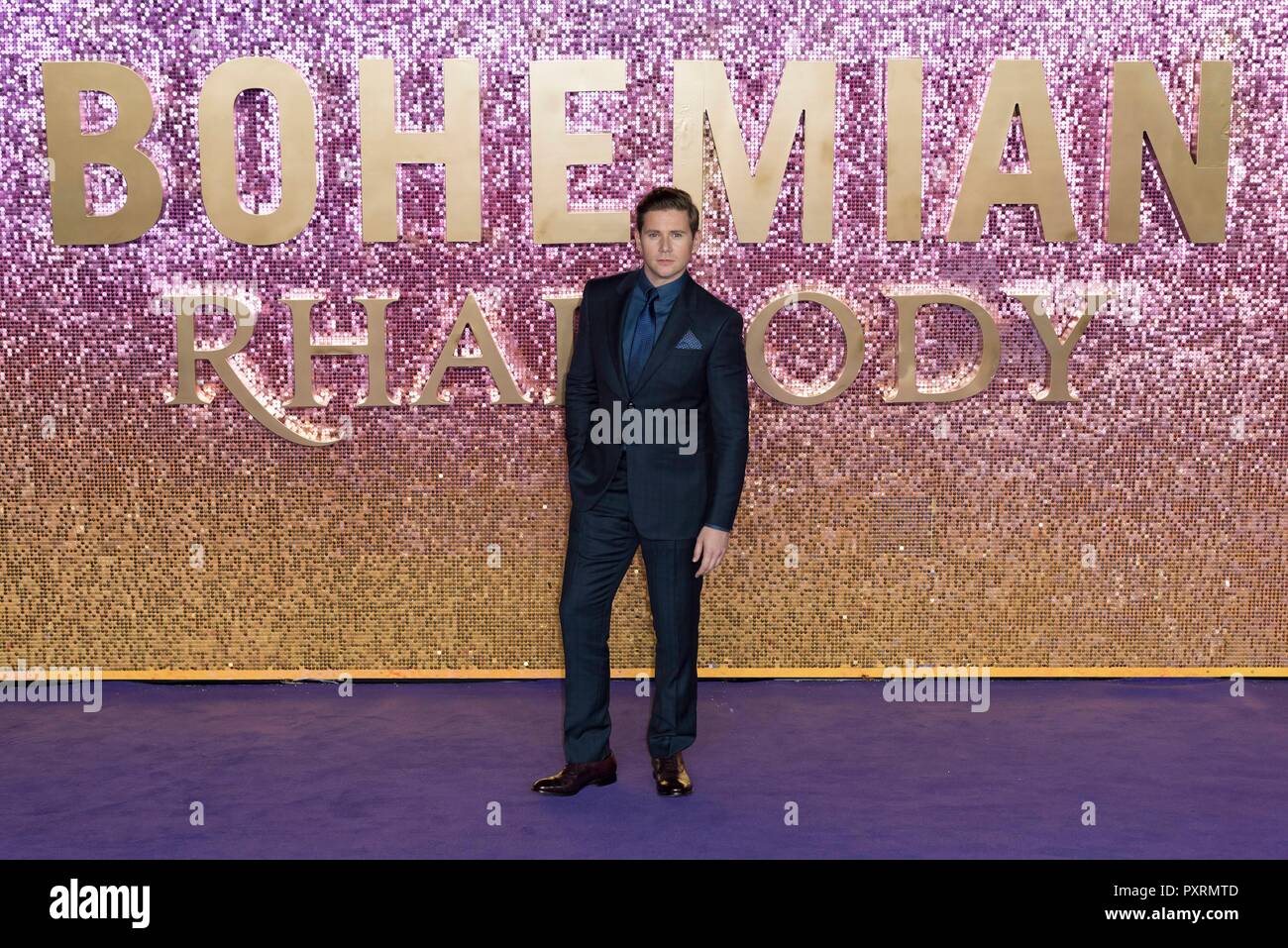 Allen leech attends BOHEMIAN RHAPSODY - World Premiere. London, UK. 23 ...