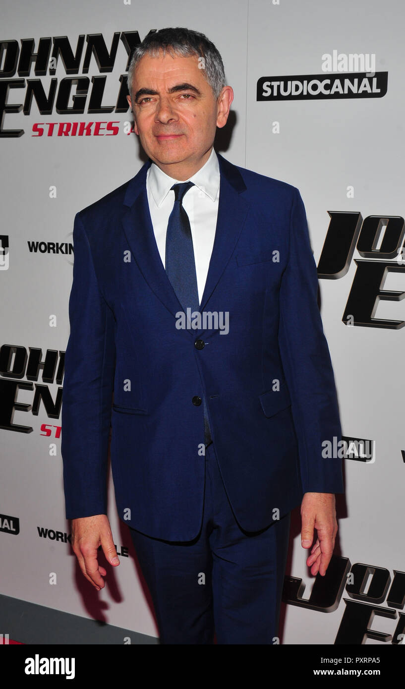 New York, USA. 23rd October, 2018. Rowan Atkinson attends 'Johnny ...