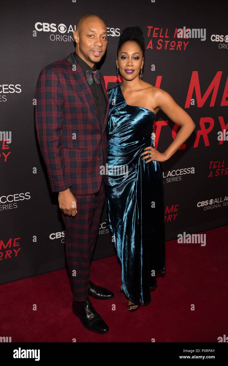 New York, NY, USA. 23rd Oct, 2018. Dorian Missick, Simone Missick at ...