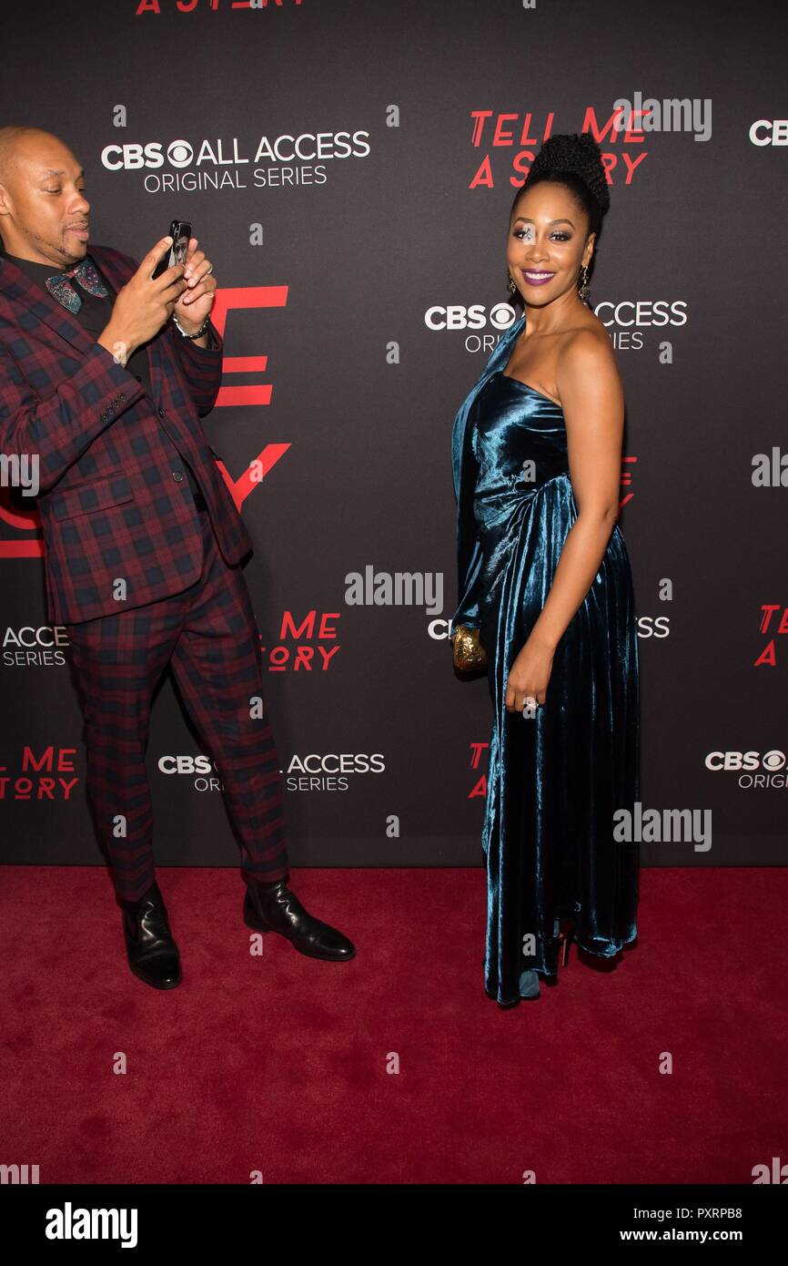 New York, NY, USA. 23rd Oct, 2018. Dorian Missick, Simone Missick at ...