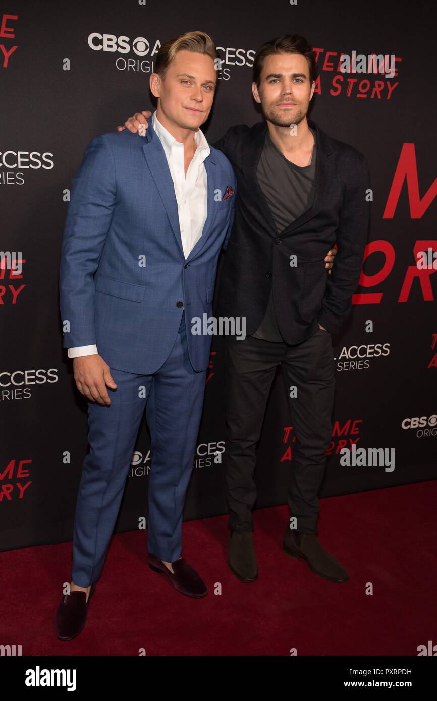 New York, NY, USA. 23rd Oct, 2018. Billy Magnussen, Paul Wesley at ...