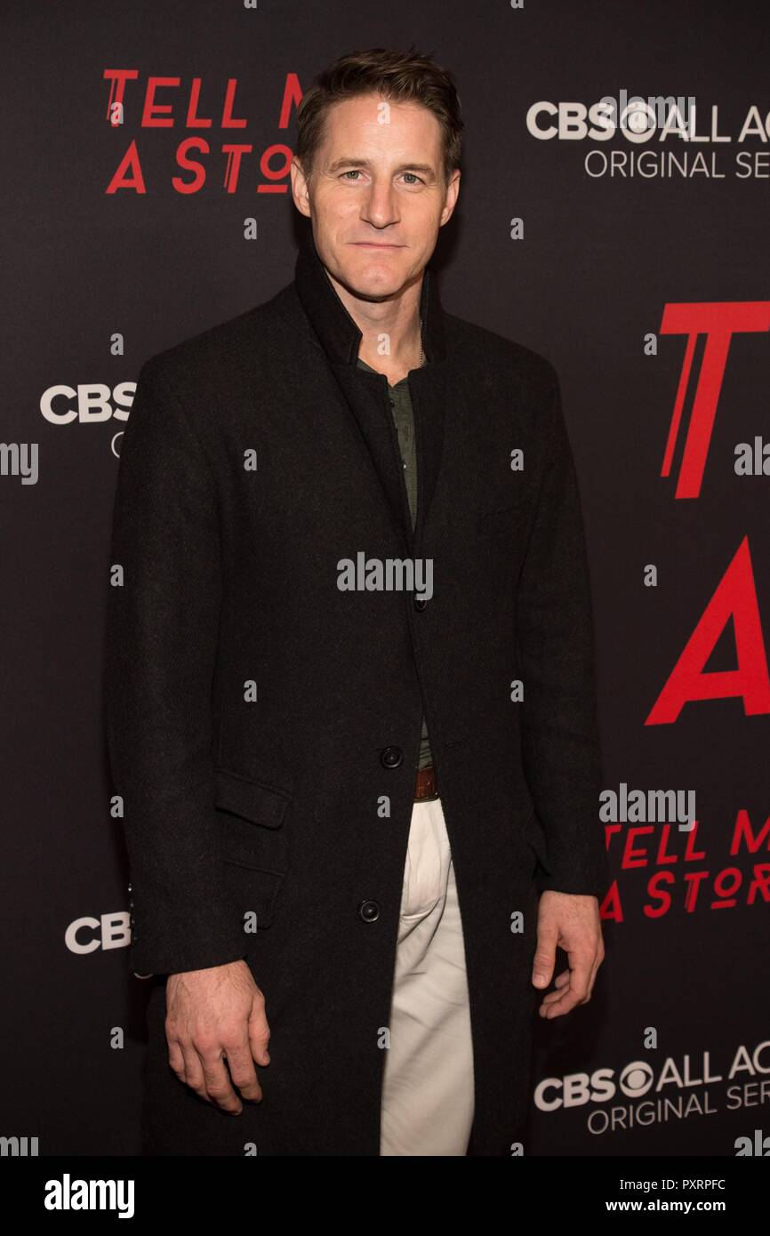 New York, NY, USA. 23rd Oct, 2018. Sam Jaeger at arrivals for TELL ME A ...